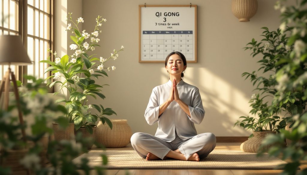 À quelle fréquence pratiquer le qi gong du visage